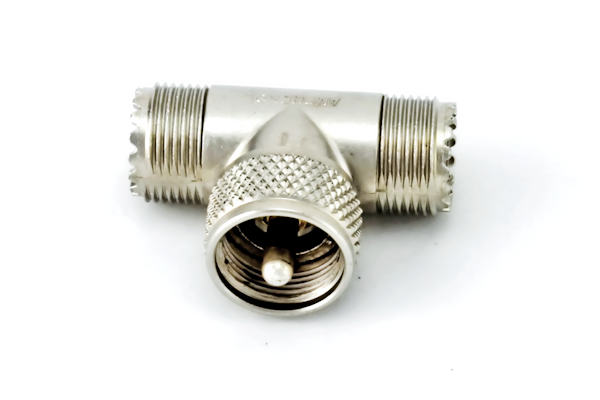 Bob's CB (AMP-T) - Amphenol UHF Female/Male/Female T-Adaptor, Connectors
