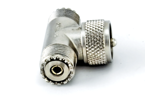 Bob's CB (AMP-T) - Amphenol UHF Female/Male/Female T-Adaptor, Connectors