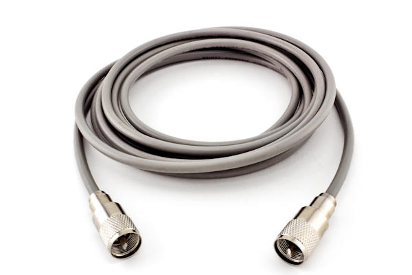 Bob's CB (TGT-RG8X1.5DSG-S) - RG-8XF Double Shield Coax, Gray, Amphenol ...