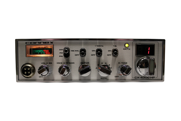 ~Connex (CX-4300HP) - AM/FM/PA, Black, 10 Meter Amateur Mobile Radios