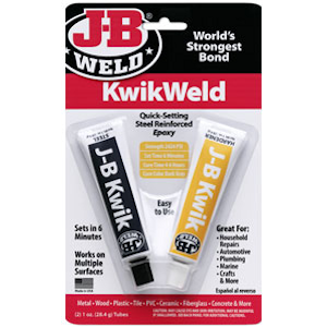 ~J-B Weld (8276) - Quick-Setting Cold Weld Compound, Steel Reinforced ...
