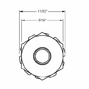 McMaster-Carr (96278A007) - Stainless Steel Machine Screw Hex Nut with ...