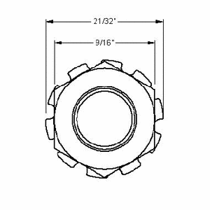 McMaster-Carr (96278A527) - Stainless Steel Machine Screw Hex Nut with ...