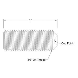McMaster-Carr (92311A639) - Stainless Steel Replacement Stud, Standard ...