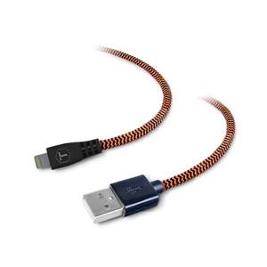 ~ToughTested (TT-FC6-IP5) - 6ft Braided Fabric Cable, iPhone 5 ...