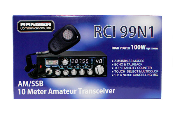Ranger (RCI-99N1) - AM/USB/LSB/PA, 7-Color Backlite Bezel Plate, Black ...