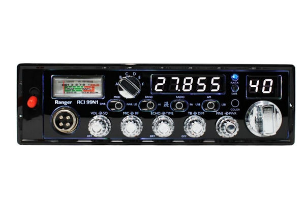 Ranger (RCI-99N1) - AM/USB/LSB/PA, 7-Color Backlite Bezel Plate, Black ...