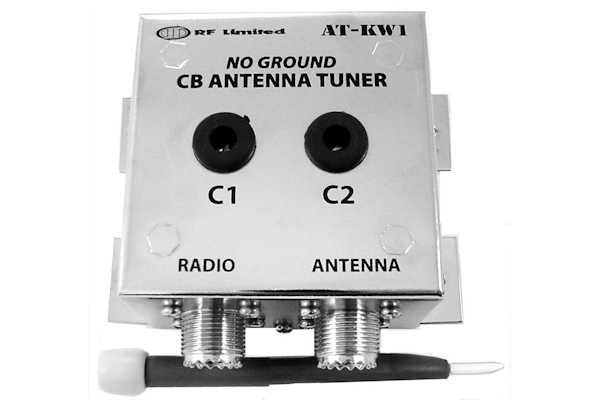 ~RF Limited (AT-KW1) - No-Ground CB Antenna Tuner, Max 1000 Watt PEP ...