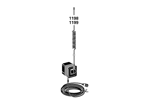 Tram (1198) - CB/Weather Glass Mount Antenna Kit, Tunable, 17ft Coax ...